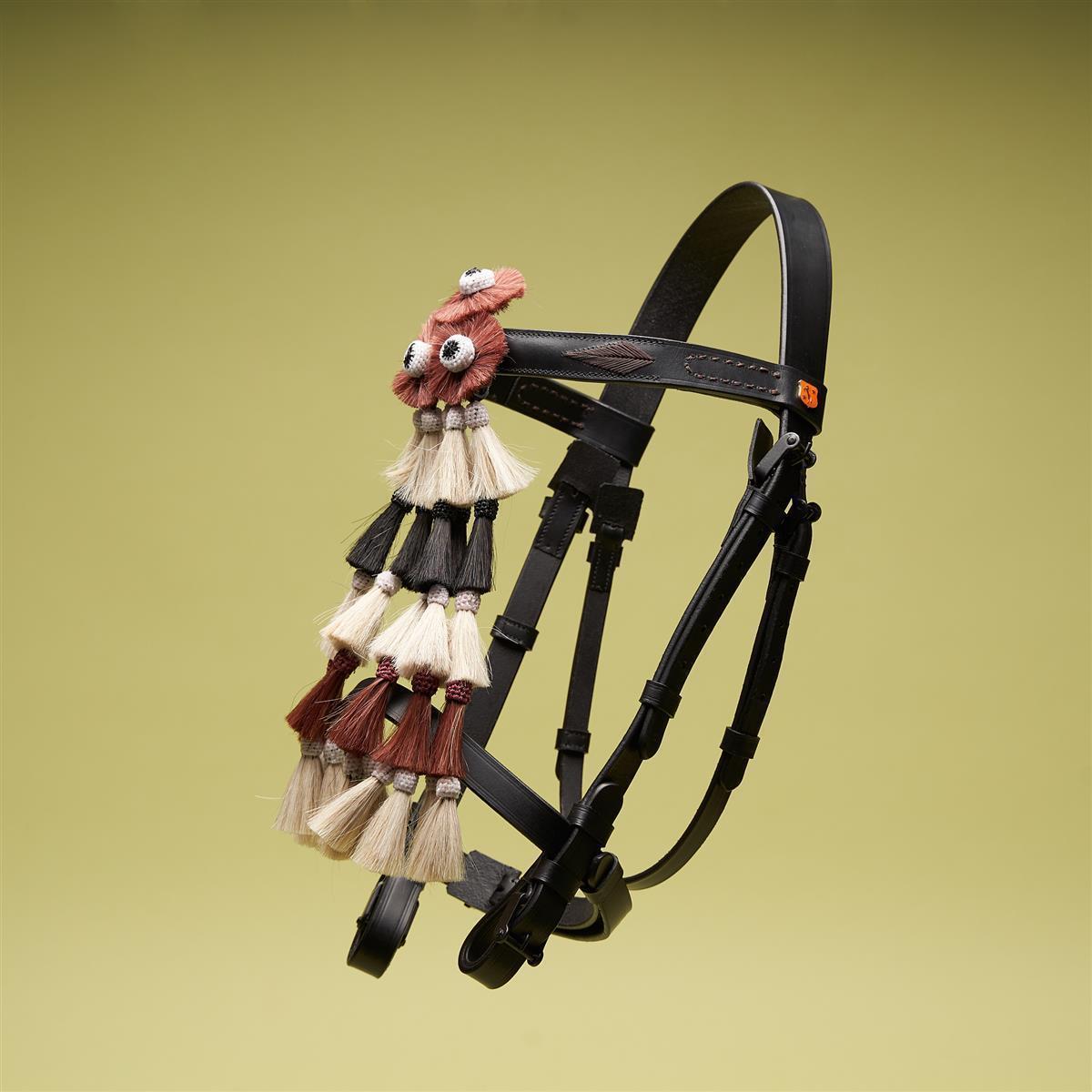 Horsecode Trense Spanish Mosquero schwarz